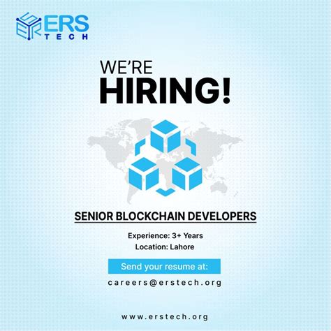 Erstech On Linkedin Blockchain Developerjobs Hiring Techcareers Erstech Jobopportunities…