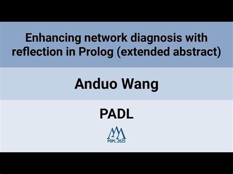 Free Video Enhancing Network Diagnosis With Reflection In Prolog Extended Abstract From Acm
