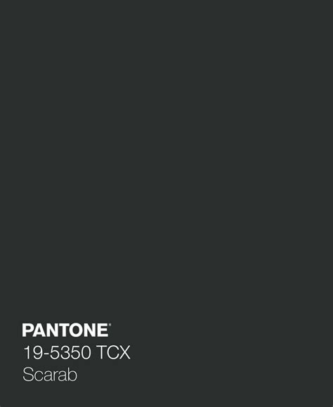 Pantone 19 5350 Tcx Scarab Color Palette Light Black Pantone Pantone
