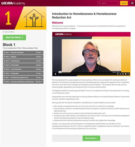 Block Overview Locata Academy