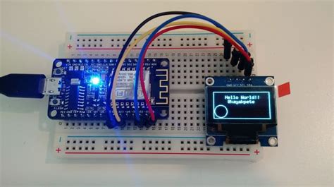 Instructions ESP OLED Display Hackaday Io Electronics Projects Diy Diy Electronics