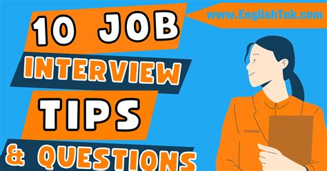 Top 10 Tips And Questions For Interview Englishtak Classes