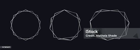 심플한 기하학적 실버 프레임 세트 결혼식 또는 생일 초대장 브로셔 포스터 및 명함을 위한 벡터 현대 디자인 템플릿 0명에 대한 스톡 벡터 아트 및 기타 이미지 Istock