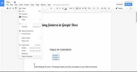 Menu Template Google Docs