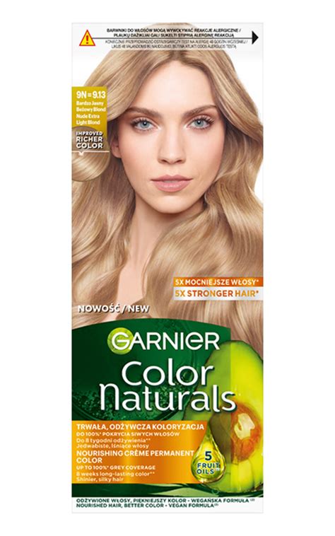 Garnier Color Naturals Maitinamieji Plaukų Dažai 9n 9 13 Nude Extra Light Blond 1 Vnt