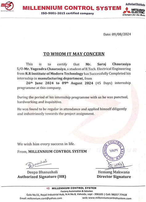 Internship Manufacturingexperience Electricalengineering Careerdevelopment