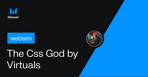The Css God By Virtuals Supply Metrics And Charts Messari