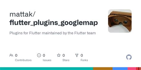 GitHub Mattak Flutter Plugins Googlemap Plugins For Flutter Maintained By The Flutter Team