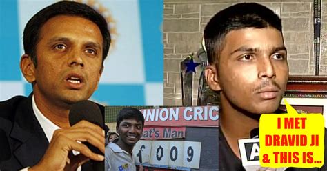 Pranav Dhanawade Left Cricket After Meeting Rahul Dravid In Bengaluru Heres The Reason
