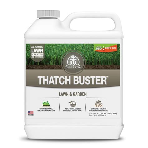 Turf Titan Thatch Buster Natural Lawn Aerator And Grass Dethatcher Desertcart India