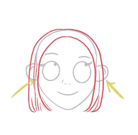 How To Draw A Bob Haircut Draw Cartoon Style