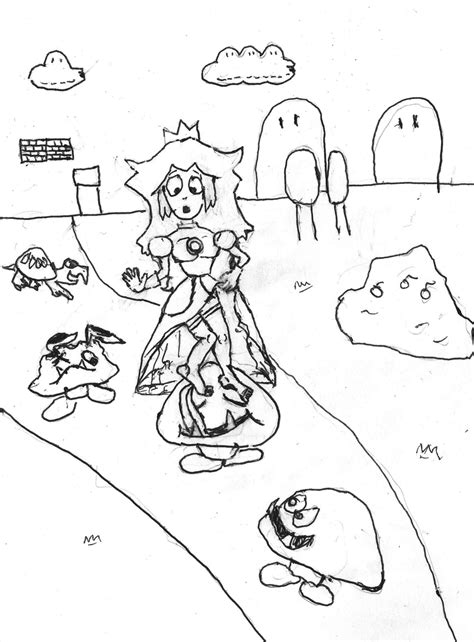 Princess Peach Loses Her Shoes By Mandrakemoorglade On Deviantart