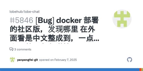 Bug Docker 部署的社区版，发现哪里 在外面看是中文整成到，一点击到某个角色详情，里面变成英文的了 · Issue 5846