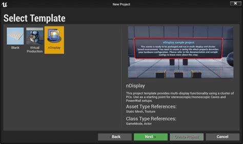 ndisplay quick start unreal engine documentation