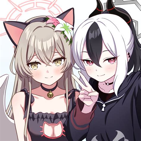 Kayoko And Nagisa Blue Archive Drawn By Gesupiprovlemsolver57