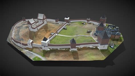 Trakų Pusiasalio Pilis Reconstruction 3d Model By Sauliuszaura