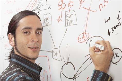 Man Writing On A Dry Erase Board Free Photo Download Freeimages