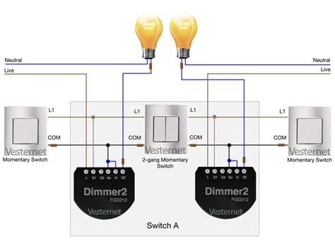 Lap 2 Gang 2 Way Switch Wiring Diagram 2 Gang Light Switch W