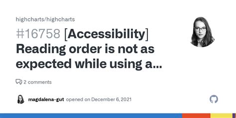 Accessibility Reading Order Is Not As Expected While Using A Screen