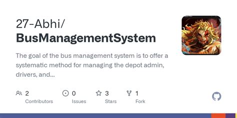 GitHub Abhi BusManagementSystem The Goal Of The Bus Management System Is To Offer A