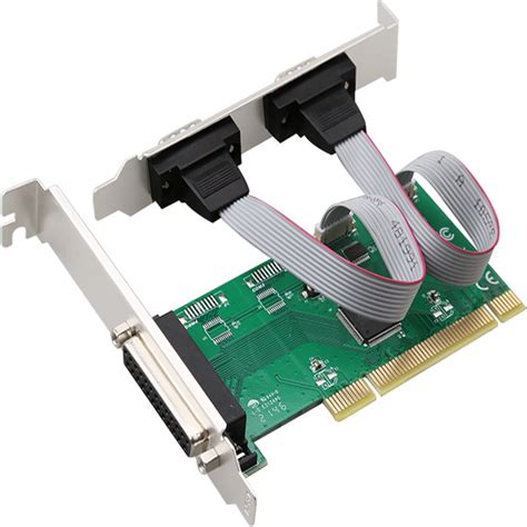 great q pci to 2 포트 직렬 1 포트 병렬 카드 rs 232 rs232 데스크탑 포트 pci 라이저 카드 확장