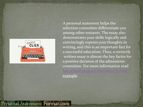 Format Of Personal Statement What You Need To Know By Personal Statement Format Issuu