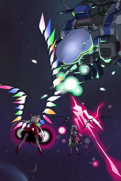 Remilia Scarlet Flandre Scarlet And R 9a Arrowhead Touhou And 1 More