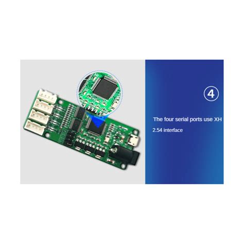 직렬 포트 모듈 Uart Usb To 4 웨이 Ttl Ft4232 칩 Dc 5v 컨버터 보드 장비용 공영 방송