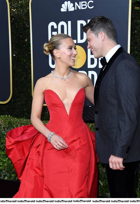 Scarlett Johansson At 77th Annual Golden Globe Awards In Be