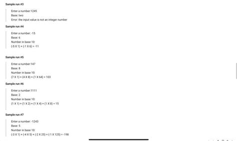 Solved The Code Below Is Correct But Not For Negative