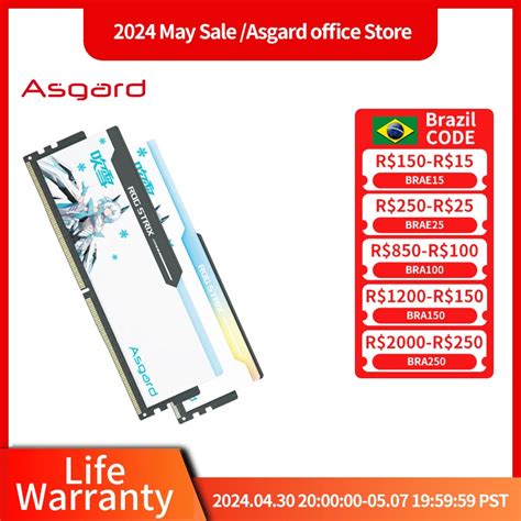Asgard ROG STRIX DDR RGB RAM Memory GB MHZ MHZ MHZ MHZ UDIMM Desktop Internal