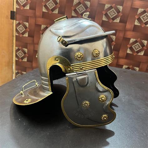 Roman Centurion Helmet 18 Gauge Mild Steel Wearable Roman Legionnaire