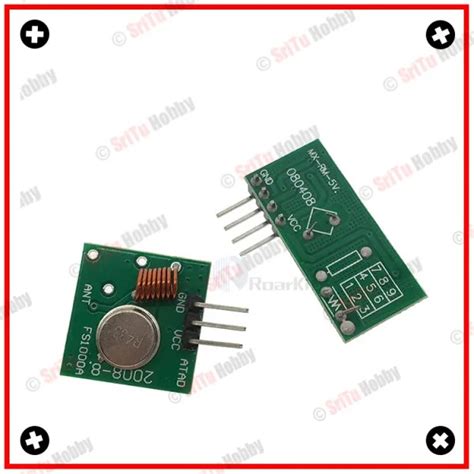 433mhz Rf Wireless Transmitter Module And Receiver Kit Sritu Hobby