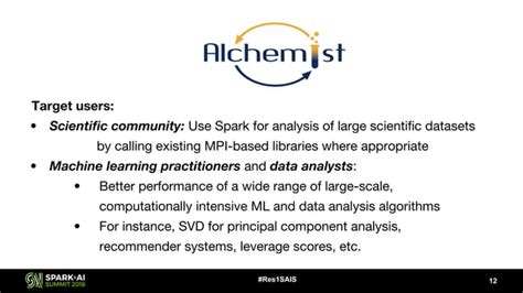 Alchemist An Apache Spark Mpi Interface With Michael Mahoney And Kai