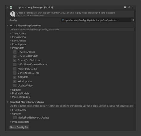 Advanced Update Loops