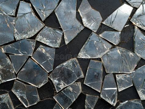 Shattered Glass Mosaic Pattern Stock Illustration Illustration Of