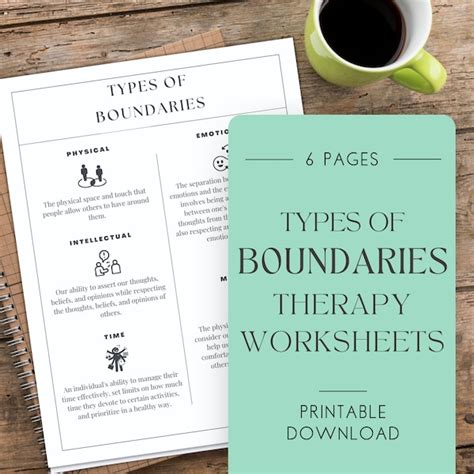 Assertiveness Therapy Worksheets Boundary Worksheets Shadow Work Social Workers