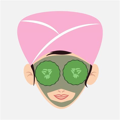 Facial Mask Vector Design Beautiful Woman 16527870 Vector Art At Vecteezy