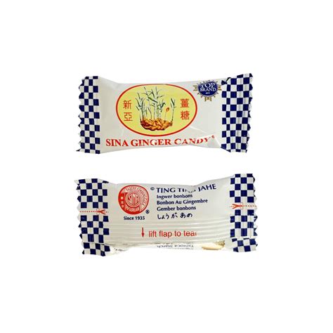Sina Ginger Candy Ting Ting Jahe 4 Bags 176 Oz Total Since 1935
