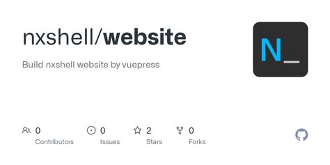 Github Nxshell Website Build Nxshell Website By Vuepress