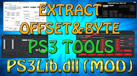 Tutorial Extraer El Offset Y El Byte De Una Tool De Ps3 Con Ps3lib Dll