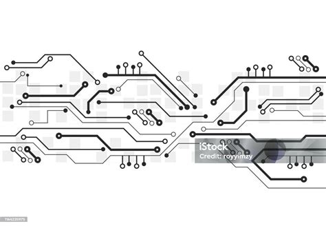 기술 회로 기판 질감추상 배경 전자 마더 보드 그림입니다 커뮤니케이션 및 엔지니어링 개념 벡터 일러스트레이션 0명에 대한 스톡 벡터 아트 및 기타 이미지 Istock