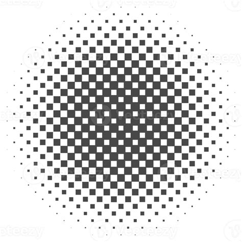 Circle Dots With Halftone Pattern Abstract Geometric Shape