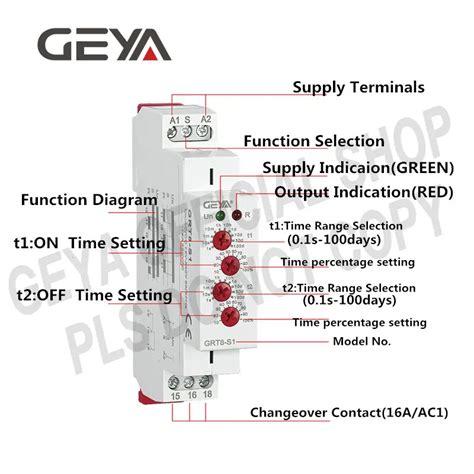 Geya Relay Manufacturer Grt S Volt Repeat Cycle Timer V Dc Timer Relay Switch Buy