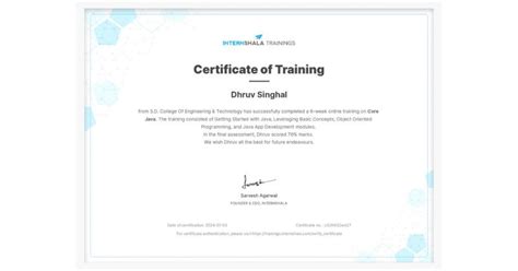 dhruv singhal on linkedin successfully completed the core java