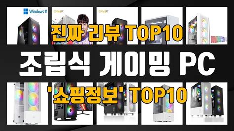 조립식 게이밍 Pc Top10 Youtube