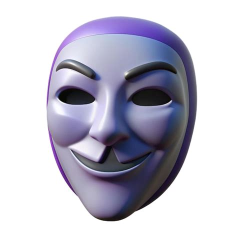3d Anonymous Mask Premium Ai Generated Image