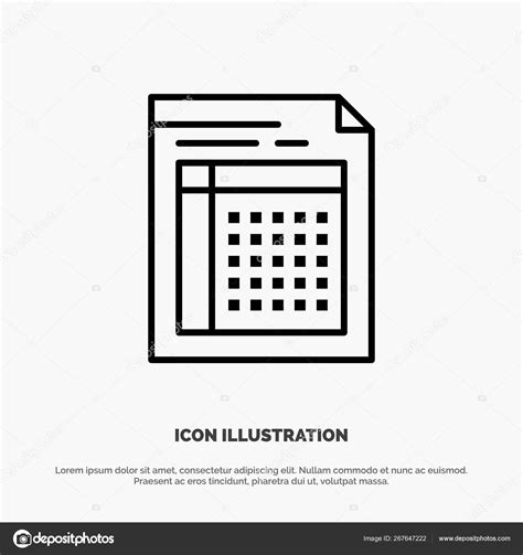 Audit Bill Document File Form Invoice Paper Sheet Line Ic Stock Vector By ©flatart 267647222