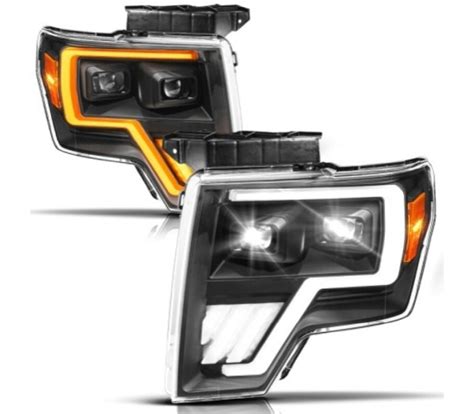 Anzo 09 14 Ford F 150 Factory Halogen Model Only Full Led Proj