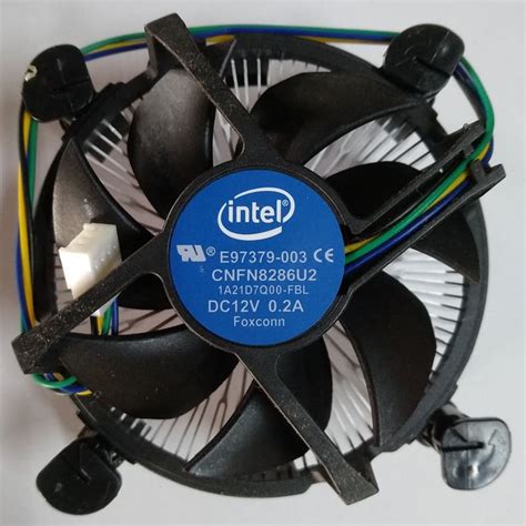 Intel Cpu Fan Socket 775 1150 1151 1155 1156 For I3 I5 I7 4pin Cpu Heatsink Fan Universal